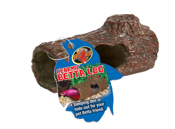 Zoo Med Betta Ceramic Log™ – Top Fin Aquatics